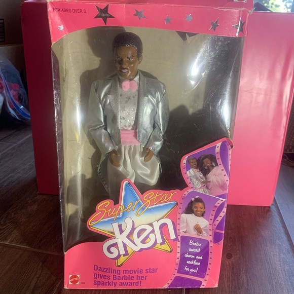 Mattel | Toys | 988 Super Star Ken Doll Ethnic African American Barbie ...